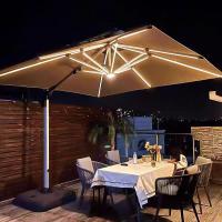 China Outdoor Sunshade Parasol Aluminum Garden Cantilever Parasol Patio Big Roma Umbrella for Hospital Relaxation Area for sale
