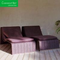 China Sun Lounger Aluminum Chaise Chair for Outdoor Pool Garden Daybed Backyard Rattan for sale