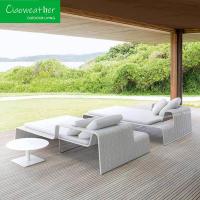 China Sun Lounger Aluminum Chaise Chair for Outdoor Pool Garden Daybed Backyard Rattan for sale