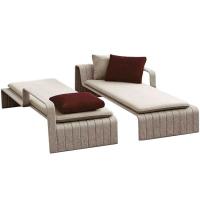 China Sun Lounger Aluminum Chaise Chair for Outdoor Pool Garden Daybed Backyard Rattan for sale