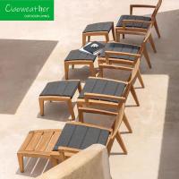 China Waterproof Teak Chairs for Outdoor Courtyard Villa Open-Air and Comfortable Design for sale