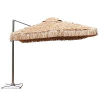 China Outdoor Patio Parasols Customized Color Modern Design Style Camping Stalls Beach Sun Umbrellas for Garden Thatched Umbrellas for sale