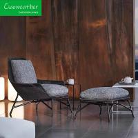 China Outdoor Furniture Wicker Patio Sets for Terrace Leisure Sofa Chair in Modern Style and Weather-Resistant Materials for sale