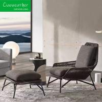 China Outdoor Furniture Wicker Patio Sets for Terrace Leisure Sofa Chair in Modern Style and Weather-Resistant Materials for sale