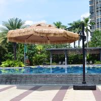 China Mail packing N Customized Color Garden Pool Sun Waterproof Windproof Outdoor Patio Stock Roman Parasol Umbrella For Restaurant for sale