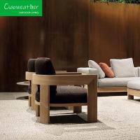 China Waterproof Upholstery Cushion Garden Sofa Set for Outdoor Leisure and Relaxation for sale