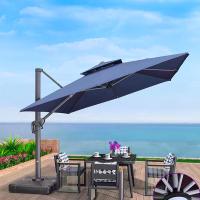 China Outdoor Furniture Aluminum Frame Waterproof Cantilever Garden Beach Patio Sun Parasol for Restaurant Seating for sale