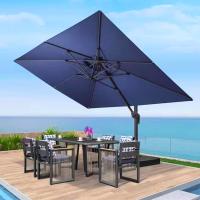 China Outdoor Furniture Aluminum Frame Waterproof Cantilever Garden Beach Patio Sun Parasol for Restaurant Seating for sale