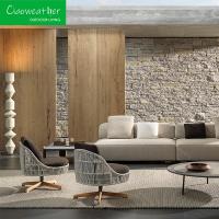 China Garden Sofa Set Wood Chair Rattan Modern Sofa for Hotel Restaurant Banquet Home Coffee Fashionable Popular Outdoor for sale