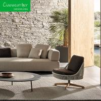 China Garden Sofa Set Wood Chair Rattan Modern Sofa for Hotel Restaurant Banquet Home Coffee Fashionable Popular Outdoor for sale