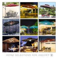 China Outdoor Furniture Aluminum Frame Waterproof Cantilever Garden Beach Patio Sun Parasol for Restaurant Seating for sale