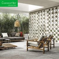 China Hotel Outdoor Furniture Luxury Teak Sofa with Modern Design Style Set Solid Wood Leisure Chair for sale