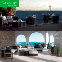 China Customized Color Villa Modern Waterproof Fabric Aluminum Sofa for Hotel Restaurant Banquet Home or Coffee for sale