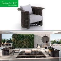 China Customized Color Villa Modern Waterproof Fabric Aluminum Sofa for Hotel Restaurant Banquet Home or Coffee for sale