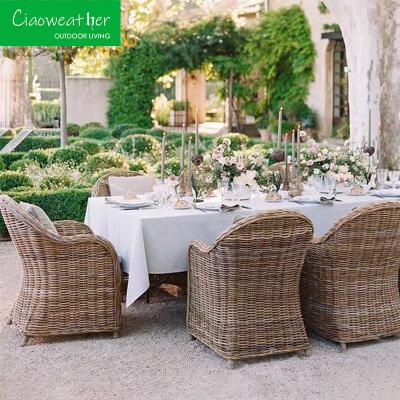 China Modern Outdoor Furniture Aluminum Patio Lounge Set with Rattan Wicker Style and Comfort for sale