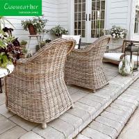 China Modern Outdoor Furniture Aluminum Patio Lounge Set with Rattan Wicker Style and Comfort for sale