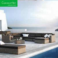 China Modern Outdoor Furniture Patio Rattan Armchair Wicker Dining Chair with Comfortable Cushions for sale