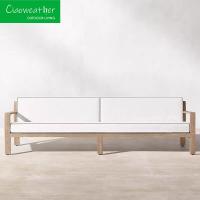 China Terrace Wooden Set Luxury Modern Teak Wood Sofa Sets for Hotel Chairs Outdoor Sofa Garden Sofa Design Mail Packing N for sale