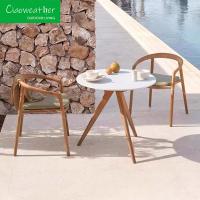 China Solid Wood Outdoor Furniture Leisure Chair for Modern Sofa Pool Patio Rattan Hotel Arm Aluminum Rope Teak Luxury Garden Chair for sale