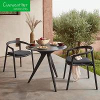 China Solid Wood Outdoor Furniture Leisure Chair for Modern Sofa Pool Patio Rattan Hotel Arm Aluminum Rope Teak Luxury Garden Chair for sale