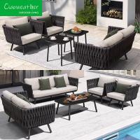 China Modern Outdoor Furniture for Your Patio Sun Terrace Rattan Garden Sofa Combination for sale