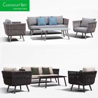 China Modern Outdoor Furniture for Your Patio Sun Terrace Rattan Garden Sofa Combination for sale