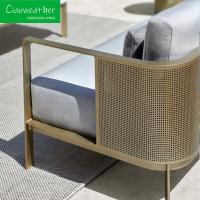 China Stainless Steel Sectional Sofa and Chair Set for Modern Garden Furniture in Villa Hotel for sale