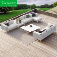 China Outdoor Courtyard Furniture Round Shape PE Rattan Patio Pool Garden Sofa Set for Hotel Restaurant Banquet Home Coffee for sale