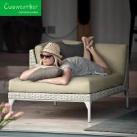 China Outdoor Courtyard Furniture Round Shape PE Rattan Patio Pool Garden Sofa Set for Hotel Restaurant Banquet Home Coffee for sale