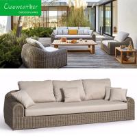 China Modern Design Style Latest Outdoor Wicker Conversation Sets Simple Leisure Patio Lounge Set Garden Rattan Corner Sofa for sale