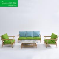 China Modern Garden Villa Hotel Outdoor Furniture Set with Waterproof Sofa Chair Table in Aluminum Frame and Customized Design for sale