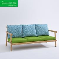 China Modern Garden Villa Hotel Outdoor Furniture Set with Waterproof Sofa Chair Table in Aluminum Frame and Customized Design for sale