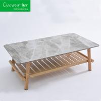 China Modern Garden Villa Hotel Outdoor Furniture Set with Waterproof Sofa Chair Table in Aluminum Frame and Customized Design for sale