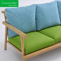 China Modern Garden Villa Hotel Outdoor Furniture Set with Waterproof Sofa Chair Table in Aluminum Frame and Customized Design for sale