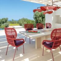 China Outdoor Restaurant Furniture Rattan Wicker Garden Set for Balcony Patio Space-Saving Design for sale