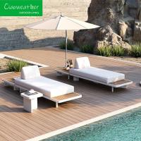 China Waterproof Teak Wood Coffee Table Outdoor Sofa Set for Garden Hotel Dedicated Furniture for sale