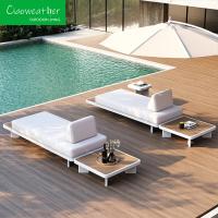 China Waterproof Teak Wood Coffee Table Outdoor Sofa Set for Garden Hotel Dedicated Furniture for sale