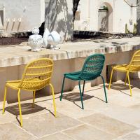 China Custom Outdoor Chair Rattan Garden Dining Armchair with Frame Material and Mail Packing for sale