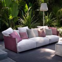 China Contemporary Patio Sofa Set Waterproof Weather-Resistant Aluminum Frame Rope Weave Outdoor Furniture for Hotel Courtyard for sale