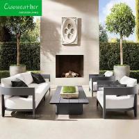 China Hotel Modern Waterproof Simple Design Wooden Sofa Set for Outdoor Teak Wood Garden Experience Comfort and Style Outdoors for sale
