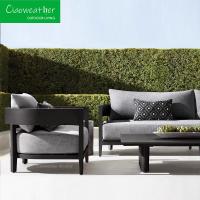 China Hotel Modern Waterproof Simple Design Wooden Sofa Set for Outdoor Teak Wood Garden Experience Comfort and Style Outdoors for sale