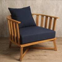 China Outdoor Patio Furniture Teak Wood Garden Chaise Lounge Sofa Set with Prices and Mail Packing N for sale