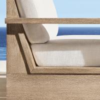 China Outdoor Furniture Customized Color Customized Garden Furniture Rattan Sofa Teak Sofa for sale