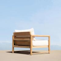 China SO1010TW Villa Outdoor Furniture Modern Teak Patio Set with Sofa Set for sale