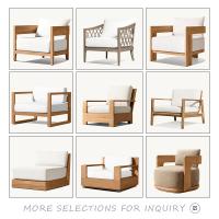China SO1010TW Villa Outdoor Furniture Modern Teak Patio Set with Sofa Set for sale