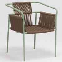 China Aluminum Rattan Outdoor Chairs Waterproof Fabric Cushion and 2 Years Rattan for Modern Hotel Resort Garden for sale
