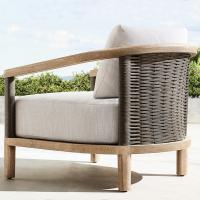 China SO1012TW-RA Teak Wood Frame Modern Outdoor Furniture Set for Garden for sale