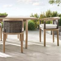 China SO1012TW-RA Teak Wood Frame Modern Outdoor Furniture Set for Garden for sale