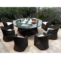 China Outdoor Rattan Wicker Dining Set Furniture for  Garden Patio Dining Table and Chair Set for sale