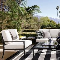 China Modern Design L Shape Outdoor Teak Sofa Set for Patio Wood Garden Furniture for sale